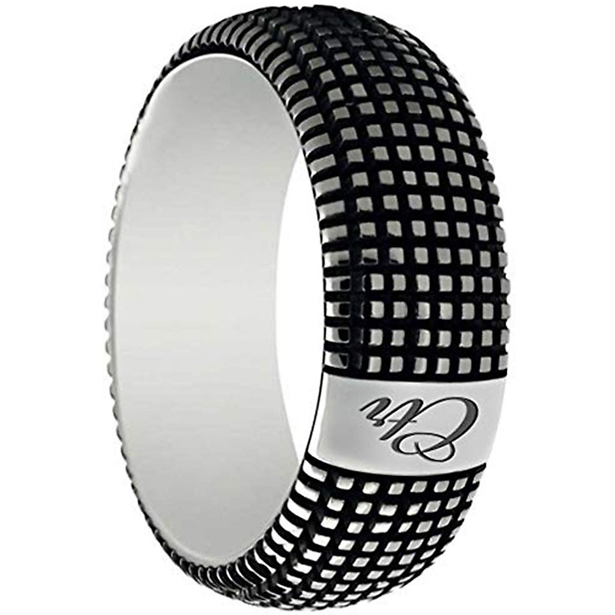 J163 Size 9 Impression Black Stainless Steel Ring Mormon One Moment In Time LDS CTR