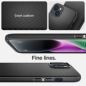 Spigen Mag Armor (MagFit) Compatible with MagSafe Designed for iPhone 14 Case (2022) - Matte Black