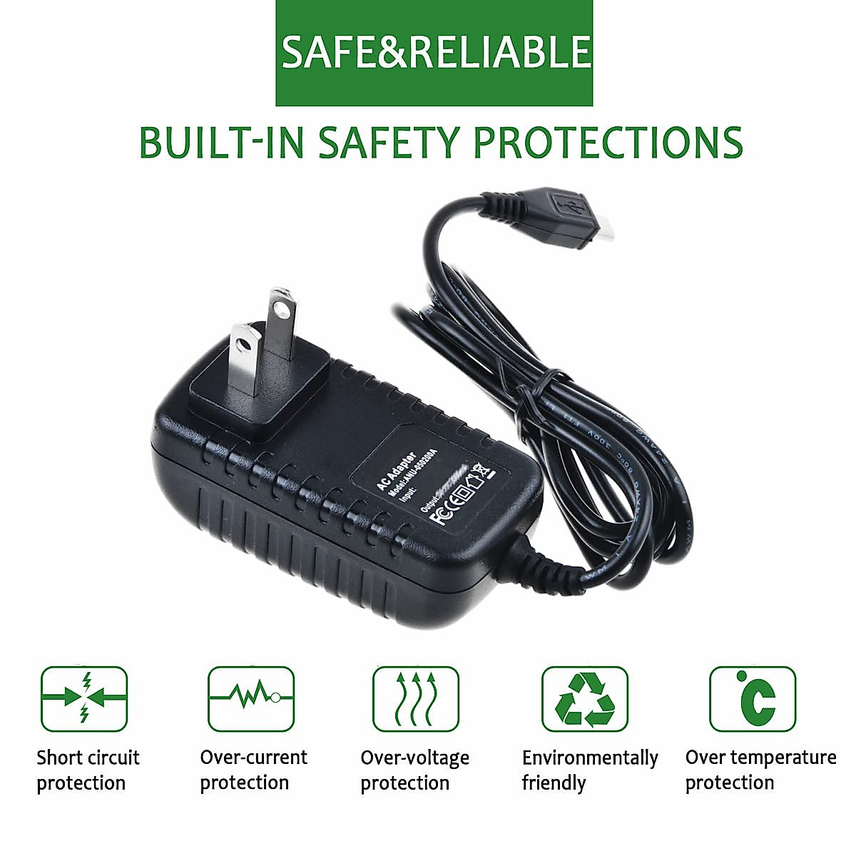 Dysead Charger AC Adapter Power Cord for Google TV CHROMECAST Ultra NC2-6A5-D PSU Mains