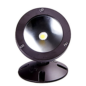 TOPELE 1100LM LED Flood Light, LED Outdoor Security Light, Exterior Flood Lights Fixture with CREE LED Source for Landscape Light, Commercial, Home, Garden, Yard, Waterproof, Brown, 5000K