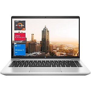 HP ProBook 445 G9 Business Laptop, 14" FHD Non-Touch Display, AMD Ryzen 5 5625U Processor, 32GB RAM, 2TB SSD, IR Camera, Backlit Keyboard, Wi-Fi 6, RJ-45, HDMI, Windows 11 Pro, Silver
