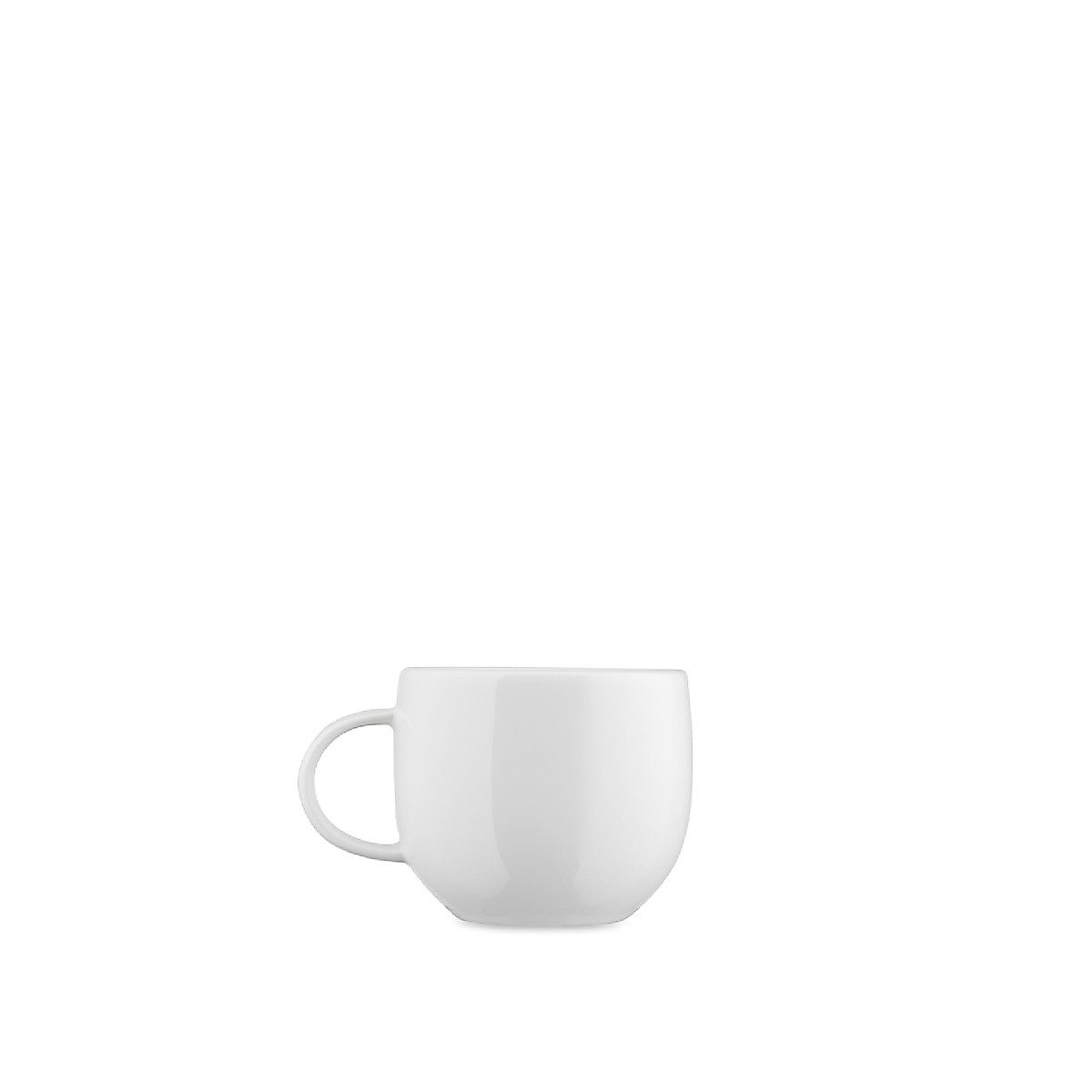 Alessi AGV29/78 All Time - Teacup, Bone China, White, Set of 4