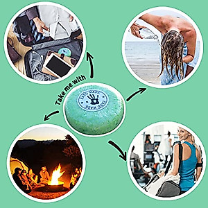 Argan Oil Macadamia Oil Shampoo bar 2 in 6 shampoo and conditioner, Vegan Solid Bars For All Hair Types-Beamarry