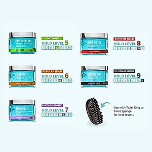 KISS COLORS & CARE Ultimate Hold Locking Wax, 6 oz. - starts and maintains locs with long lasting hold and no build up. Ideal for thicker hair textures