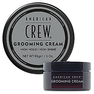American Crew Men's Grooming Cream, Like Hair Gel with High Hold & High Shine, 3 Oz (Pack of 1)