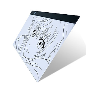 ArtBeek B4 Size LED Light Box 5 Millimeters Ultrathin Light Pad USB Art Tracing Board for Sketch Copy and Handwork 14.56X11 Inch