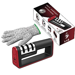 Knife Sharpener,3in1 Quickly Restore and Polish Blades, Safe and easy to use