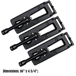 Direct Store Parts DB104 (3-Pack) Cast Iron Burner Replacement for Members Mark, Sam's Club, Bakers and Chefs, Grand Hall Gas Grills
