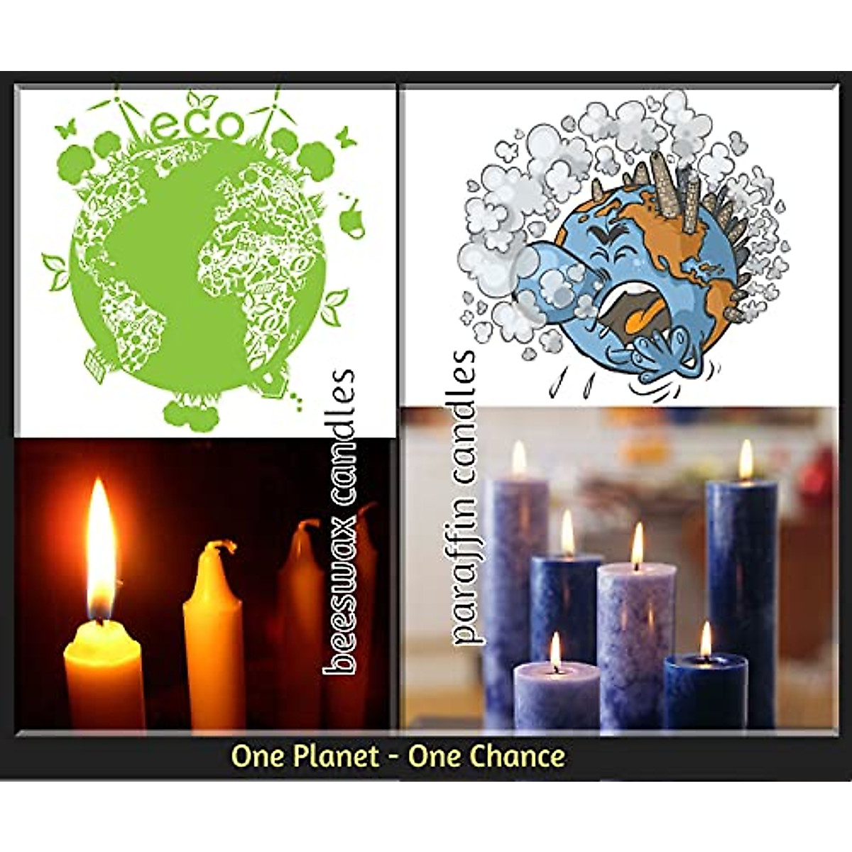 BCandle Set 100% Beeswax Tea Light in Flat Tin Container with Screwtop Cover, for Camp, Outdoor, Sports Events, Fishing (12)