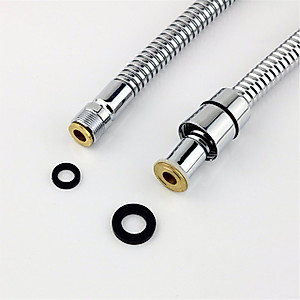 Spray Hose for Kitchen Faucets, Pull Down Replacement, Kitchen Sink Faucet Pull-Out Spray Replacement Hose， 59-inch Chrome Finish