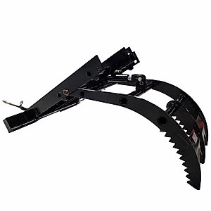 Titan Attachments Pallet Fork Mounted Adjustable Grapple Attachment