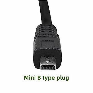 Xzrucst 3.3ft USB Data PC Sync Cable Cord for Panasonic Camera Lumix DMC-ZS8 s ZS8k ZS8a