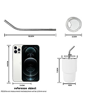 3oz Mini Tumbler Metal Shot Glass set with Straw and Lids Stainless Steel Double Walled Insulated Sublimation Cups Gifts for Men or Whiskey Lover (10)