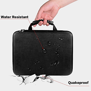 PAIYULE Large Football Card Game Case Storage Holder for 2500+ Cards, Fits for Main Card for C. A. H, Baseball Basketball Sport Card Box for PM TCG, for TMG,and More Card Games-(Bag Only)(Black)