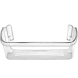 240323002 Refrigerator Door Bin Shelf Compatible with Frigidaire or Electrolux, Bottom 2 Shelves on Refrigerator Side, Single Unit, Clear, Replaces PS429725, AP2115742, AH429725，
