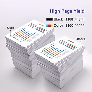 822XL Ink Cartridge Myink Remanufactured Replacement for Epson 822XL 822 use with Workforce Pro WF-4820 WF-4833 WF-4834 WF-4830 WF-3820 Printer