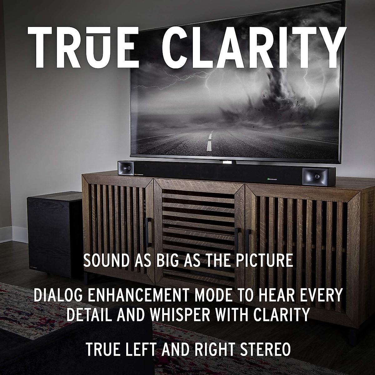 Klipsch Cinema 600 3.1 Sound Bar System with Wireless 10 inches Subwoofer 1068777 (Renewed)