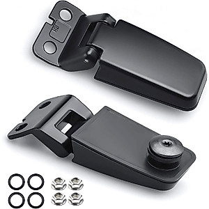 MUSHENG Rear Window Tailgate Liftgate Glass Hinge Kits Compatible with 2005-2015 Nissian Armada,2004-2010 Infiniti QX56, 2004 Nissan Pathfinder Armada (Left & Right) Replace 90321-7S000 90320-7S000