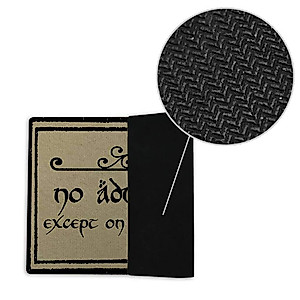 MWCOKF Funny Door Mat Non-Slip Back Rubber Entry Way Doormat Outside | No Admittance Except On Party Business | Standard Outdoor Welcome Mat | Patio Home Office Indoor | 23.6 inch by 15.7 inch