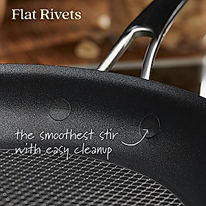 Anolon X SearTech Aluminum Nonstick Cookware Frying Pan Set, 2-Piece, Super Dark Gray