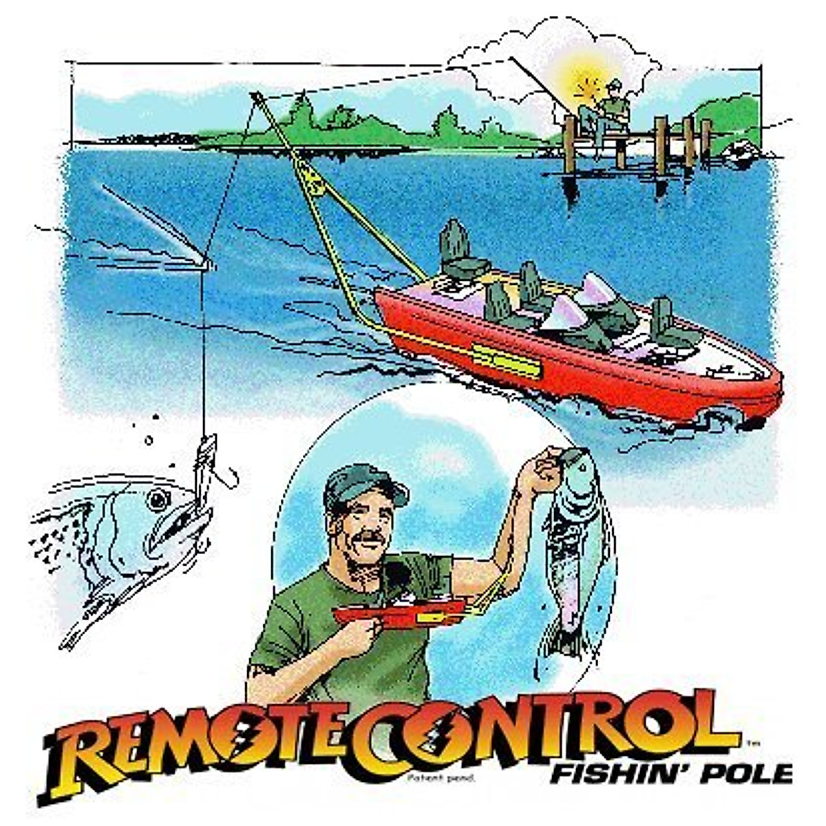 "The R/C Fishing Pole"- Catch's fish with any r/c boat!