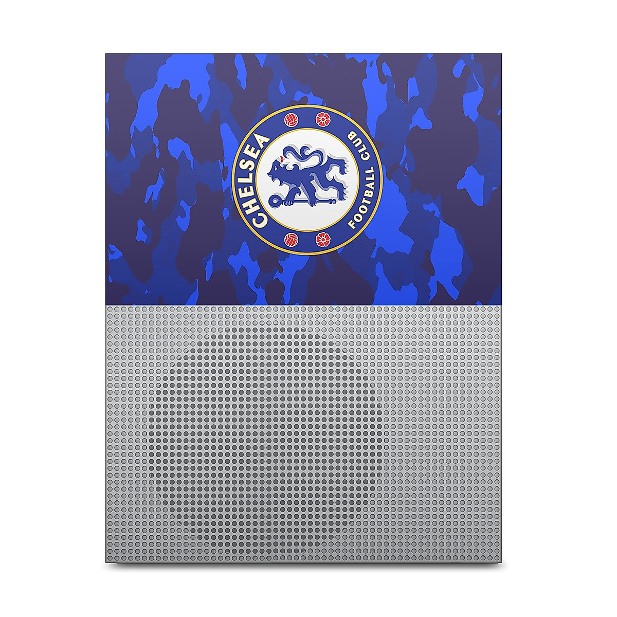 Head Case Designs Officially Licensed Chelsea Football Club Camouflage Mixed Logo Vinyl Sticker Gaming Skin Case Cover Compatible With Xbox One S Console