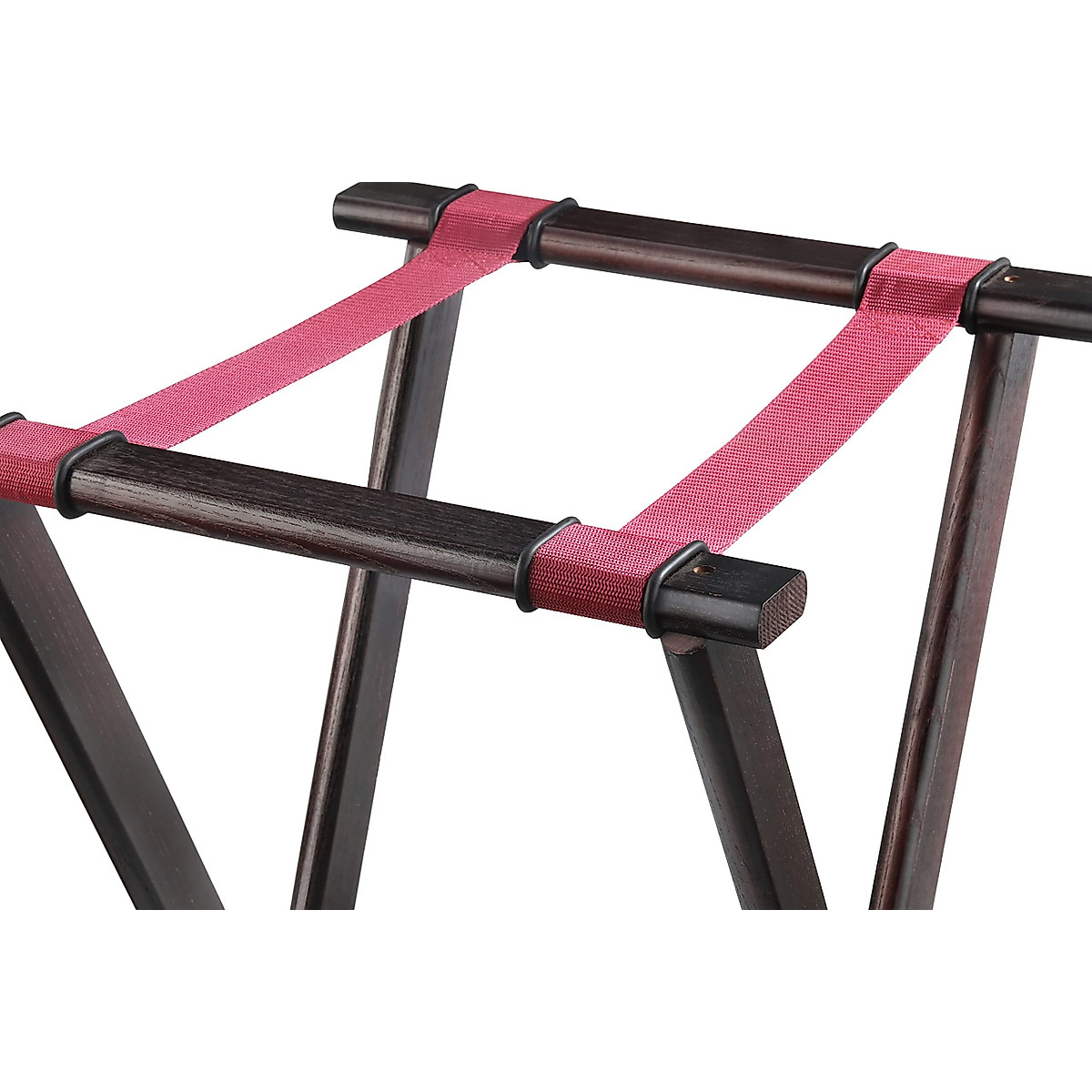 New Star 20021 Mahogany Finish Solid Birchwood Tray Stand, 31-Inch, Brown