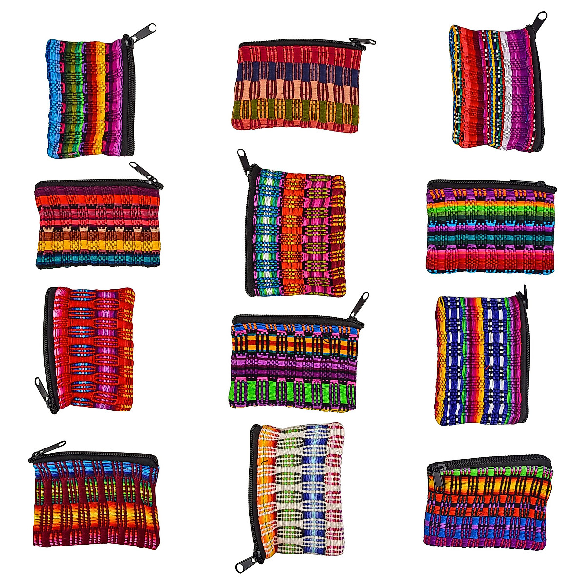 Meximart 12 Super Cute Handmade Worry Dolls + 1 Free Mayan Fabric Bag - Handmade Worry Doll for Our Mayan Worry Dolls Set - Worry Dolls Mayan (12 Worry Dolls + 1 Bag)