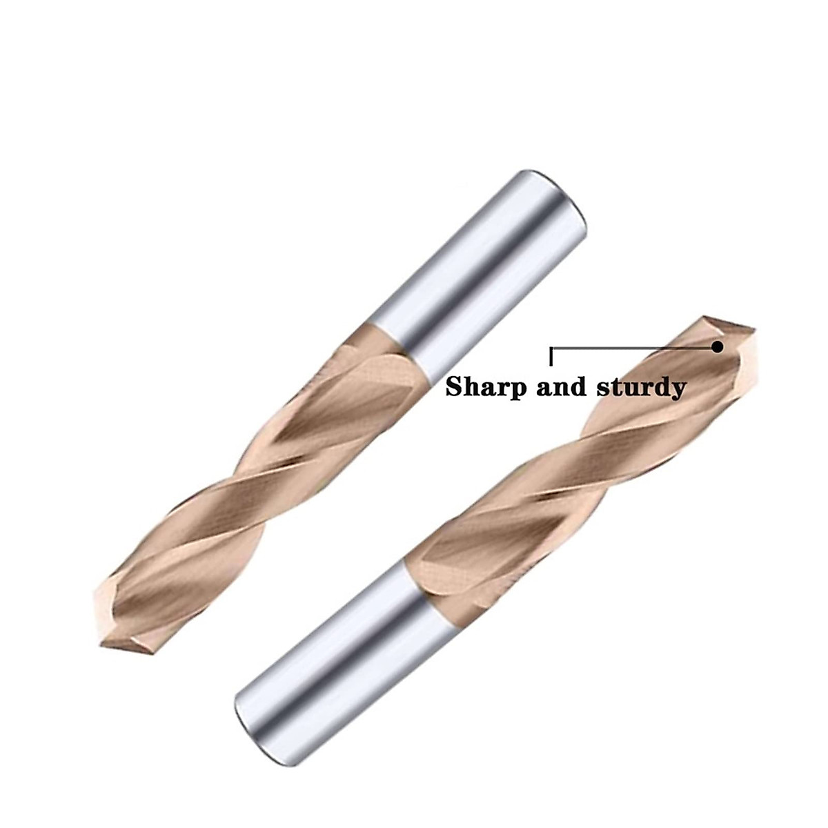 VIEUE Drill Bits Coated Solid Carbide Drills for CNC Machining Centers Carbide Drills 1.0-20mm Metalworking Drills (Color : 5pcs, Hole Diameter : 9.5x35x65)