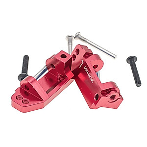 CODA RACING RC Alloy Caster Block for Traxxas 1/10 2WD Slash, Stampede, Rustler, Nitro Slash-Replaces Part 3632(Pair)