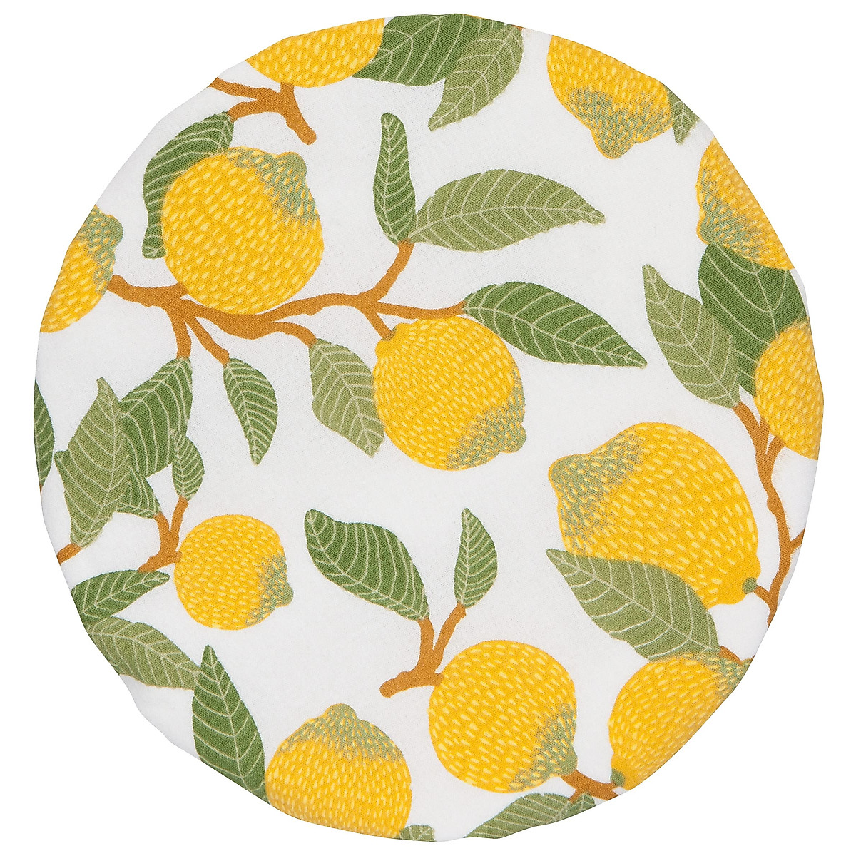 Now Designs Lemons Save It Reusable Cotton Bowl Covers 7.5 and 9.25 inch, Set of 2