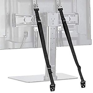 TV Anti-Tip Heavy Duty Dual Cable, Non Tipping Safety Strap Kit for Flat Screen and Furniture Mounting STAND-SK02