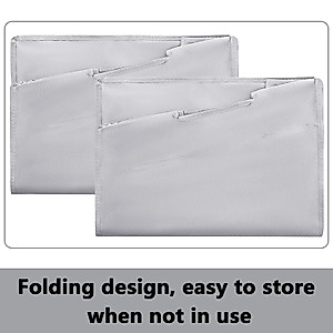 Windyun 3 Pcs Hypotenuse Laundry Sorter Replacement Bags Hamper Cart Removable Replacement Bags Laundry Storage Organizer Bag Laundry Hamper Liner, No Hooks 14.76 x 8.66 x 23.23/19.29 Inch (Gray)