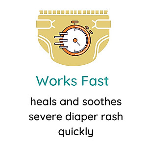 Severe Diaper Rash Treatment Powder - Heal & Cure Very Bad Horrible Diaper Rash Bleeding Blisters Quickly from Diarrhea for Newborn Infant & Adults - Skin Healing Organics