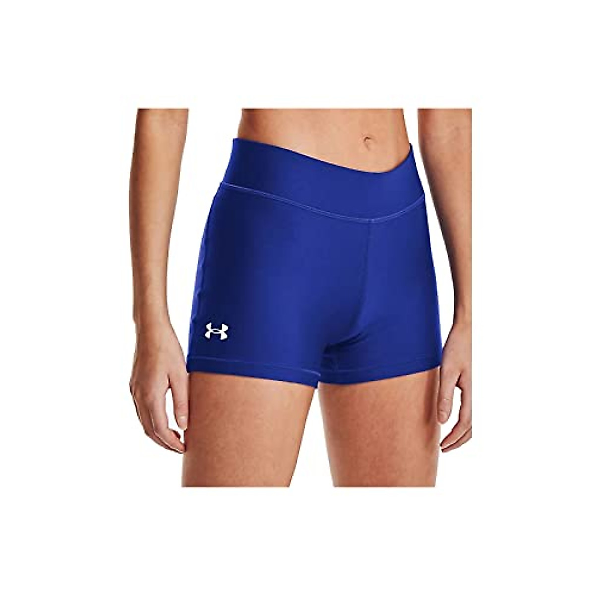 Under Armour Heatgear Armour Mid Rise Shorty, Royal Blue (400)/White, Small