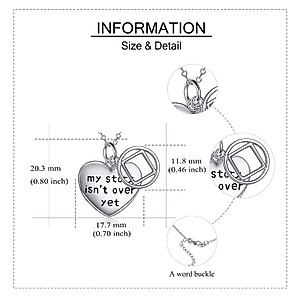 YAFEINI NA Gift Necklace Sterling Silver Narcotics Anonymous Recovery Symbol Necklace NA Sobriety Pendant Jewelry for Women Gift