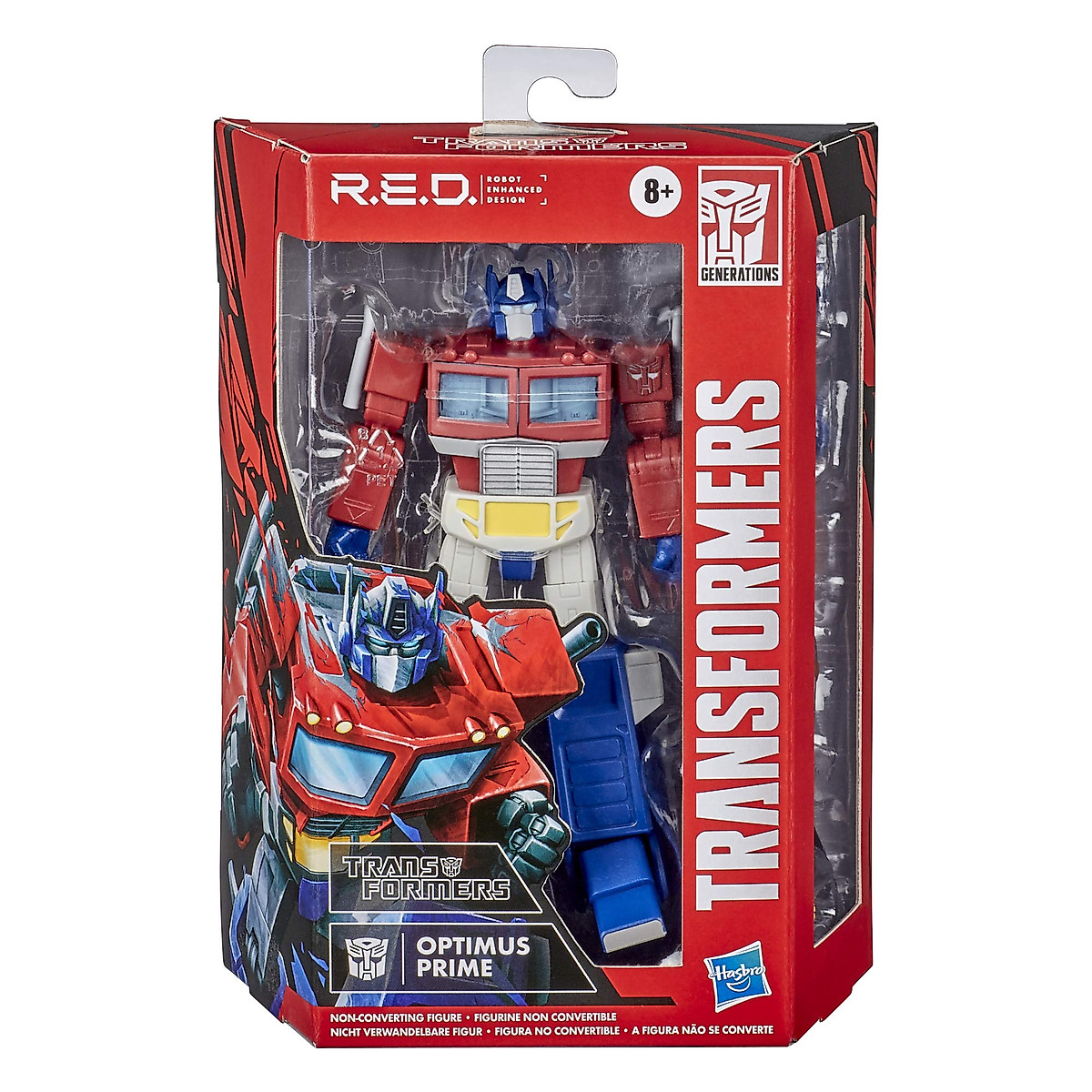 Transformers R.E.D. [Robot Enhanced Design] The Transformers G1 Optimus Prime, Non-Converting Figure
