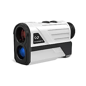 Wosports Golf Rangefinder, 800 Yards Laser Distance Finder with Slope, Flag-Lock with Vibration Distance/Speed/Angle Measurement, Upgraded Battery Cover