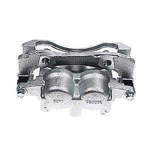 A-Premium Front Disc Brake Caliper Assembly with Bracket Compatible with Select Ford, Lincoln and Mercury Models - Crown Victoria/Town Car/Grand Marquis 2003-11, Marauder 2003-2004, 4.6L, 2-PC Set