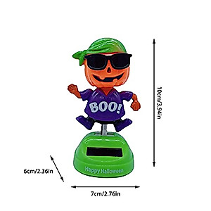 signmeili Solar Car Shaking Head Decoration Car Dashboard Dancing Toy，Desktop Embellishment Car Accessories Dashboard Decorations for Tables, Balconies and Car Interior