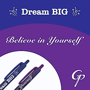 Greeting Pen Employee Appreciation Translucent 12 Pen Set with Team Building Quotes, 6 Designs 46010