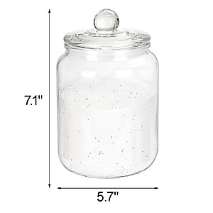 Laundry Detergent Dispenser, Derergent Pods Container for Laundry Room Organization, Glass Jars for Laundry Storage