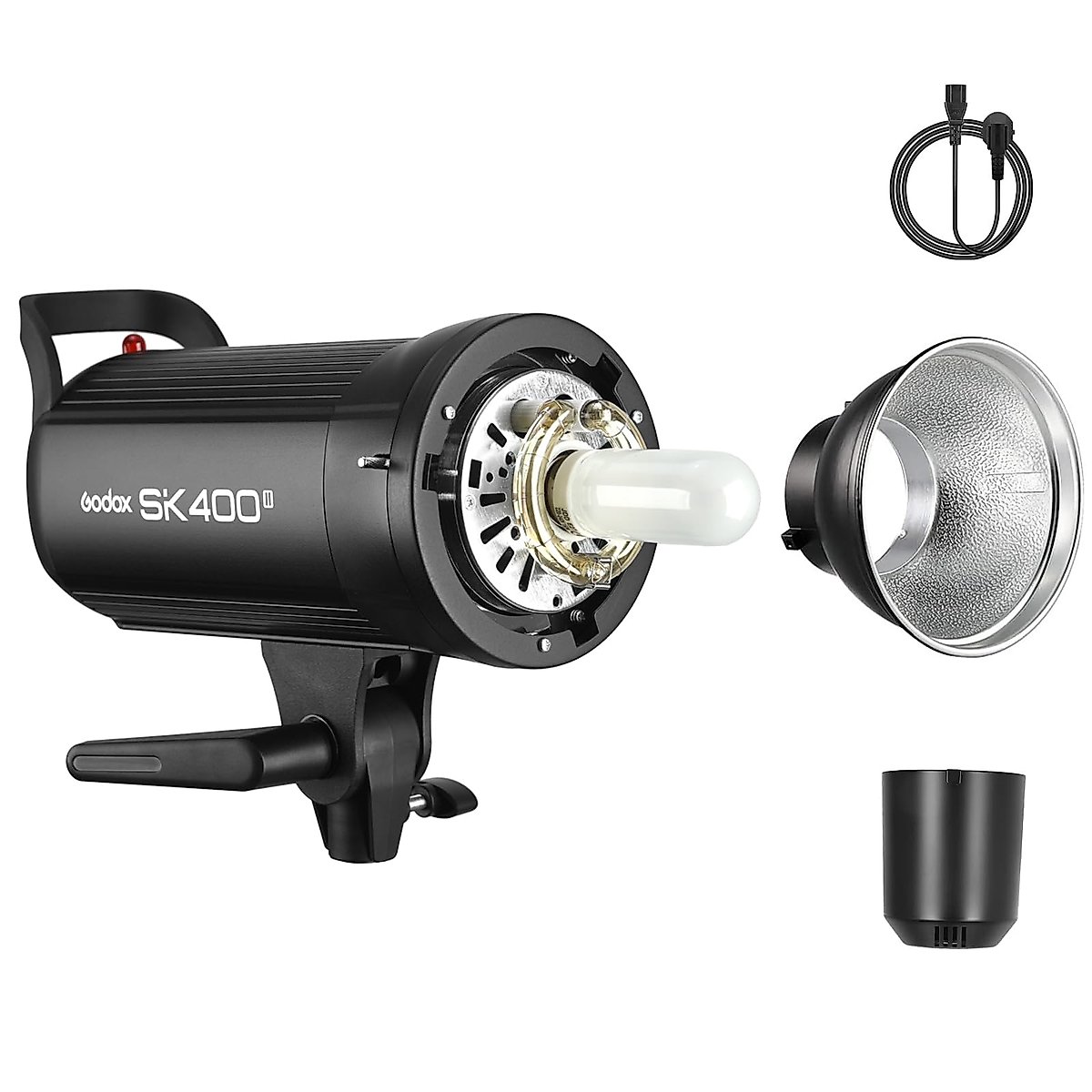 Godox SK400II Studio Strobe 400W, 2.4G Wireless X System GN65 5600K Monolight with Bowens Mount 150W Modeling Lamp, Outstanding Output Stability, Anti-Preflash