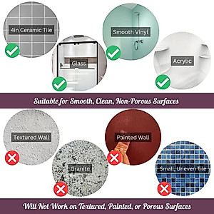 Safe-er-Grip Changing Lifestyles Suction Cup Grab Bars For Bathtubs & Showers; Safety Bathroom Assist Handle, White & Grey, 16 Inches