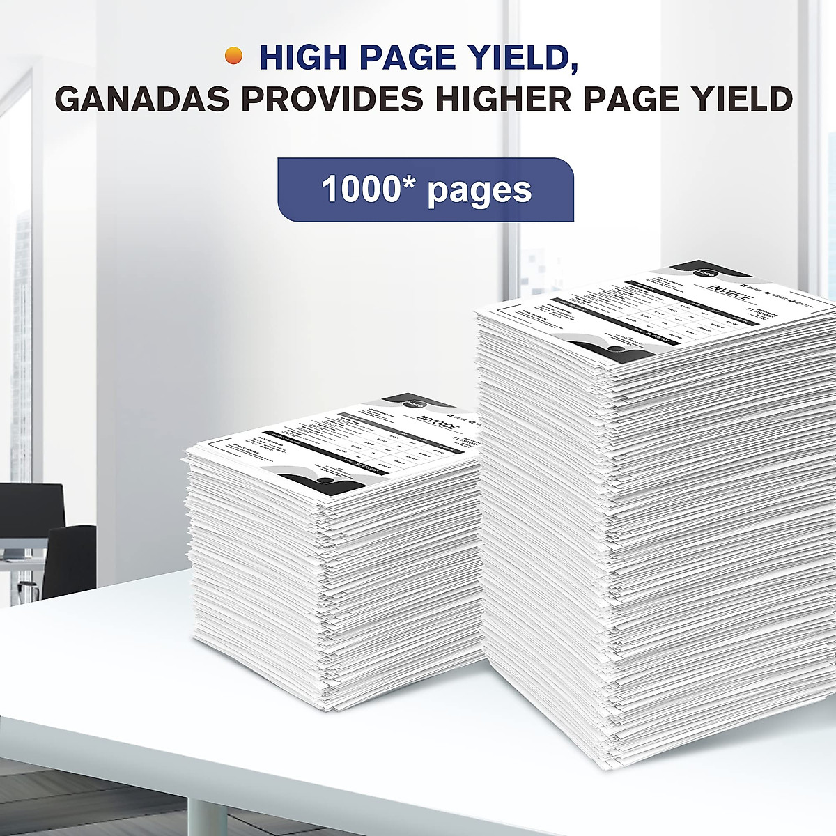 GANADAS 48A Toner Cartridge HP - 48a Toner Cartridge Black CF248A - for Laserjet Pro M15w M29w MFP M28w M28a M29a M30w M31w M15a M16a M16w - 2 Pack, Black