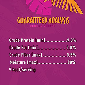 (12 Pack, 72 Stix) Tiki Pets Cat Stix Wet Treats Topper, Grain Free Lickable Smooth Blend with Chicken in Creamy Gravy with 10ct Pet Wipes