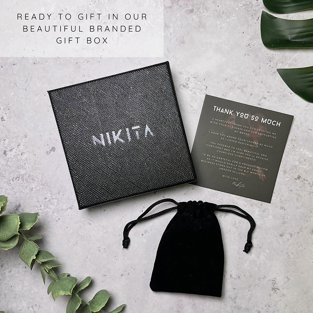 Nikita By Niki Rose Flower Rhinestone Choker Necklace - Statement Crystal Choker - Rose Gold, Silver or Gold Choker Necklaces for Women - Rose Gold Plated Necklace - Choker Chain (Rose Gold)