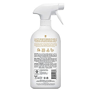ATTITUDE Bathroom Cleaner, EWG Verified, Plant- and Mineral-Based Ingredients, Vegan and Cruelty-Free Household Products, Citrus Zest, 27.1 Fl Oz