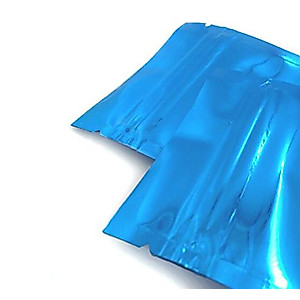 100 Pieces 3x4" Colorful Self Sealing Double-Sided Color Mylar Foil Flat Heat Sealable Bag Food Grade Storage Packing Pouches
