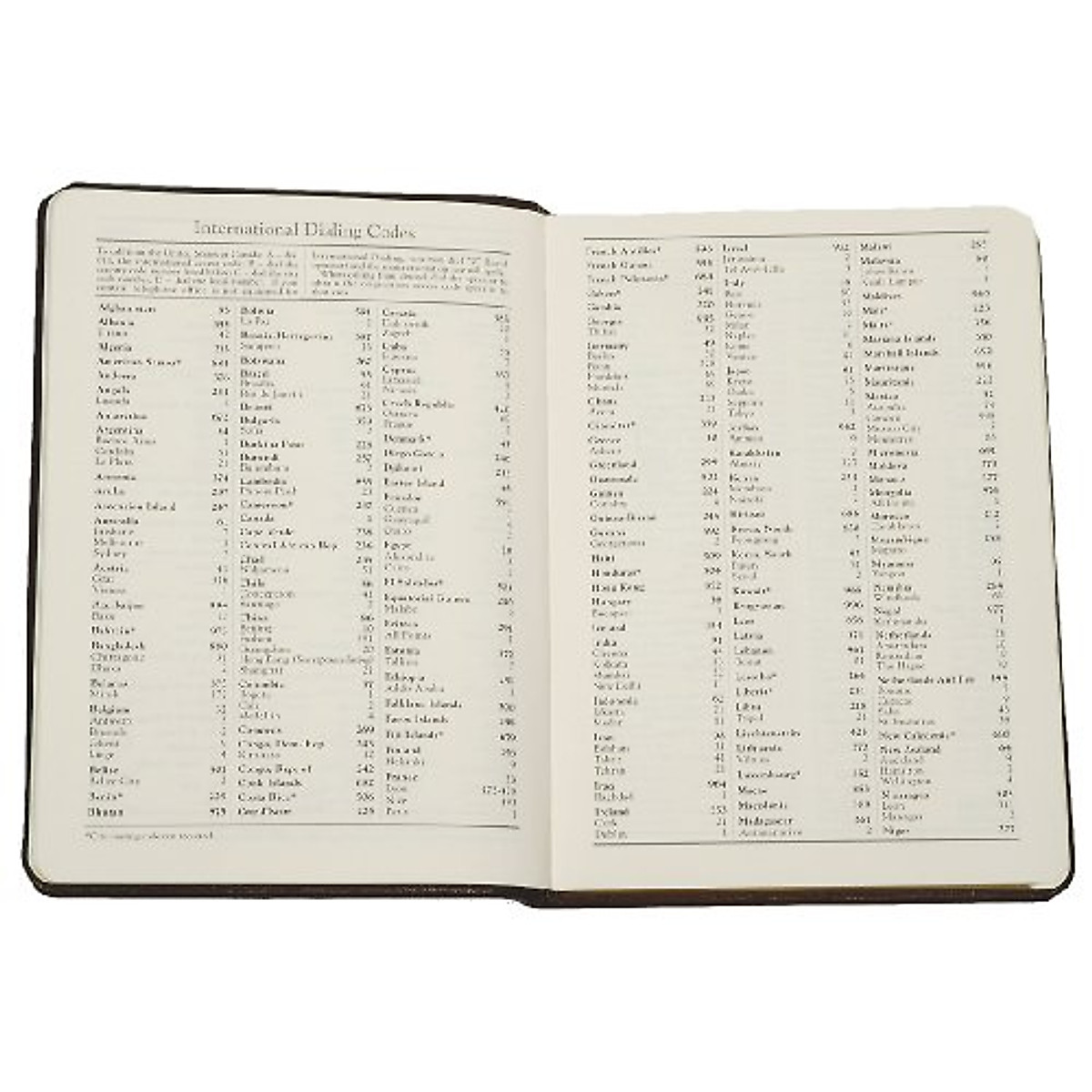 Graphic Image 7 Inch Leather Bound Desk Address Book, Genuine Calfskin Leather, 1,400 Entries, British Tan